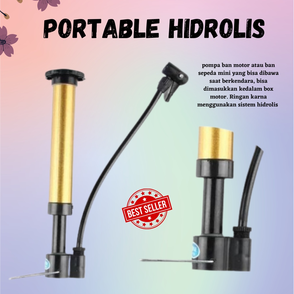 Jual PROMO!! Pompa Ban Mini Portable Hidrolis / Pompa Angin Untuk ...