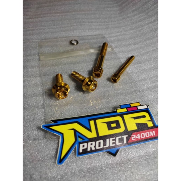 Jual Baut probolt krucut kaliper monoblok dan baut breket full set | Shopee Indonesia