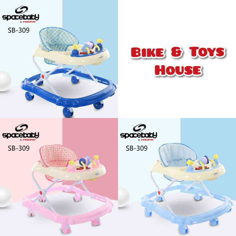 Jual KHUSUS LUAR KOTA - Baby Walker Space Baby Pacific SB-309/302/306/307/316/315/317 Original ...