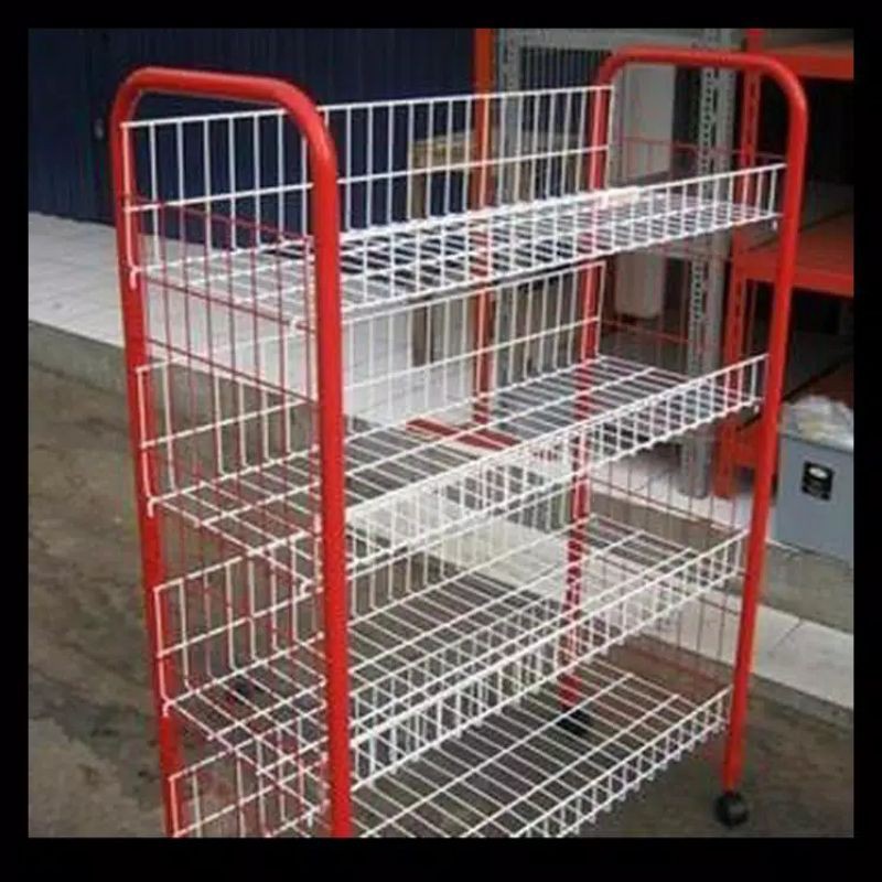 Jual rak snack.rak display.rak chiki.rak kerupuk.rak master.rak 4 susun ...