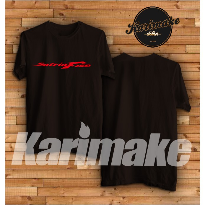 Jual Kaos Baju Motor Suzuki Satria F150 Font Kaos Distro Otomotif - KHEY OLD SHOP | Shopee Indonesia