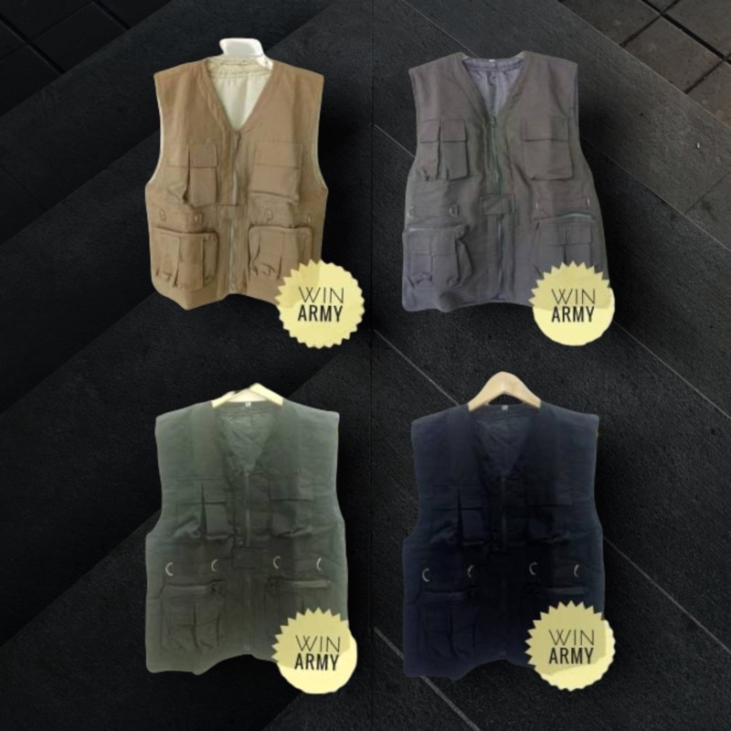 Jual Rompi tactical / Rompi lapangan / Rompi Ripstop / Rompi tim ...