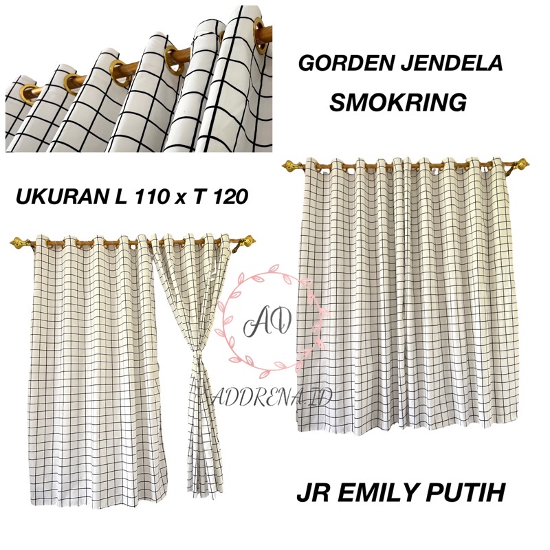 Jual GORDEN JENDELA PENDEK KECIL TINGGI 60CM dan GORDEN TINGGI 120CM ...