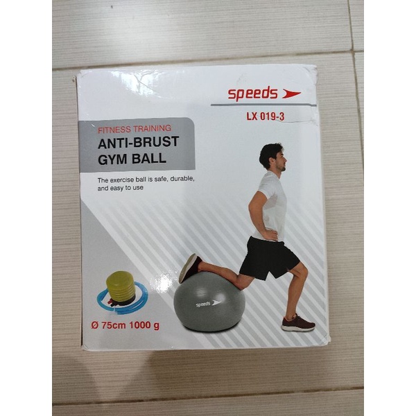 Jual Gym Ball Speeds Anti-Brust 75 cm (Warna Ungu) | Shopee Indonesia