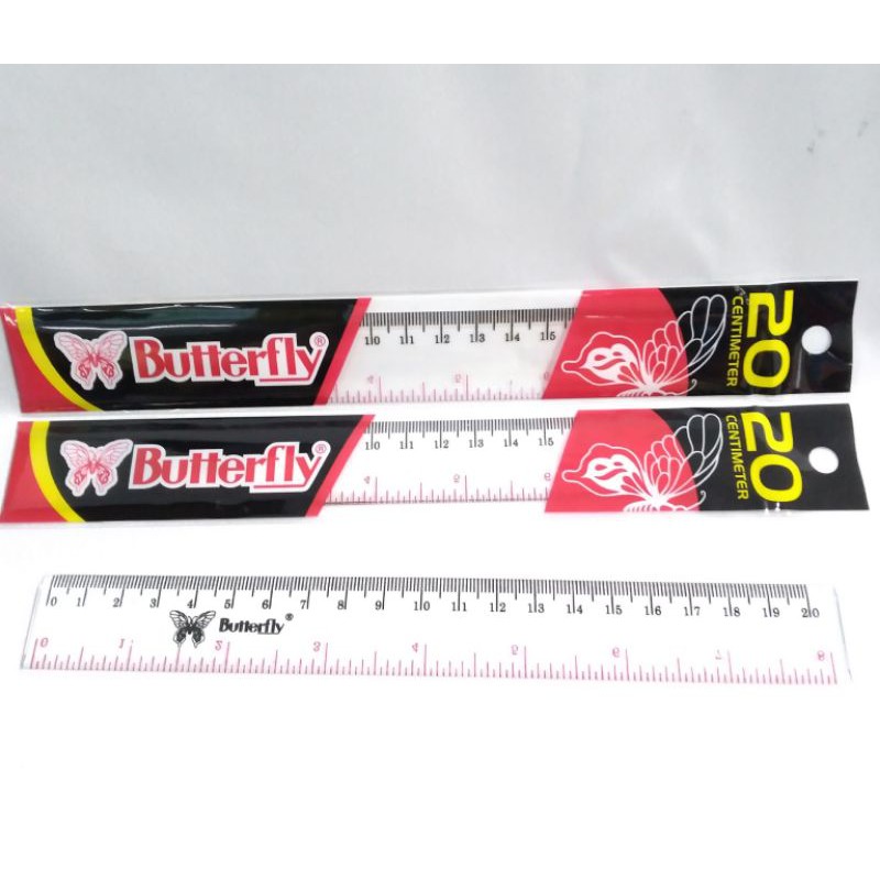 Jual PENGGARIS 20 CM / MISTAR / MERK BUTERFLY | Shopee Indonesia