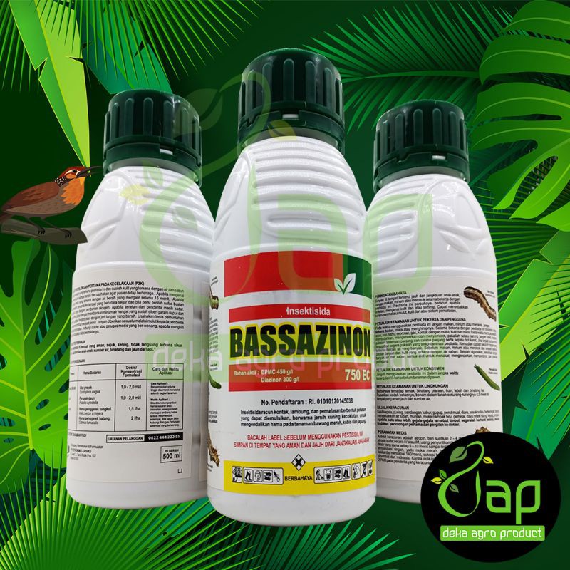 Jual INSEKTISIDA BASSAZINON 750EC 500ML basazinon | Shopee Indonesia