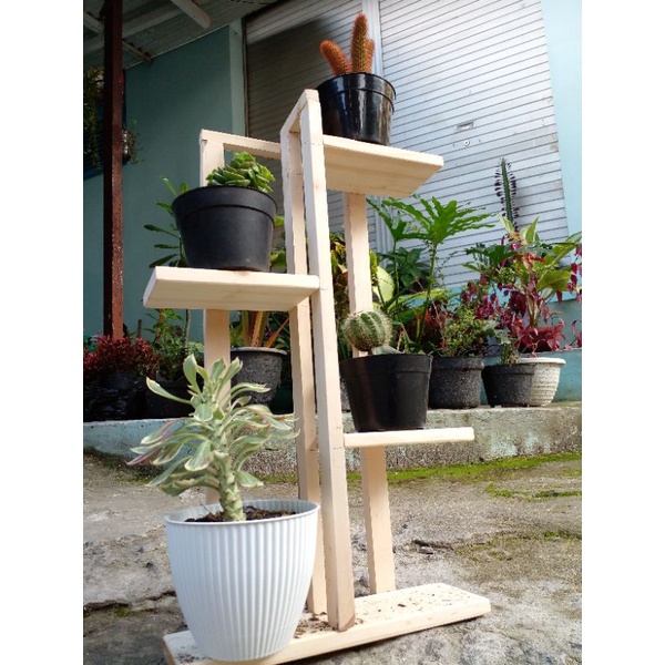 Jual RAK BUNGA MINI/ RAK BUNGA KAKTUS/ RAK BUNGA SUSUN JATI BELANDA ...