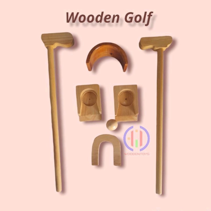 Jual Wooden Toys Wooden Golf Mainan Kayu Anak Mainan Edukasi Anak ...