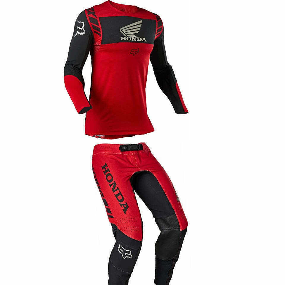 Jual Jersey FOX FLEXAIR Mach Honda Merah Jerset Motocross Trail Enduro ...