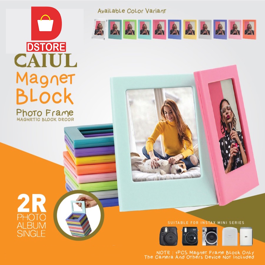 Jual Frame Creative Blocks Magnet Album Foto 2R Fujifilm Instax 11 9 SP ...