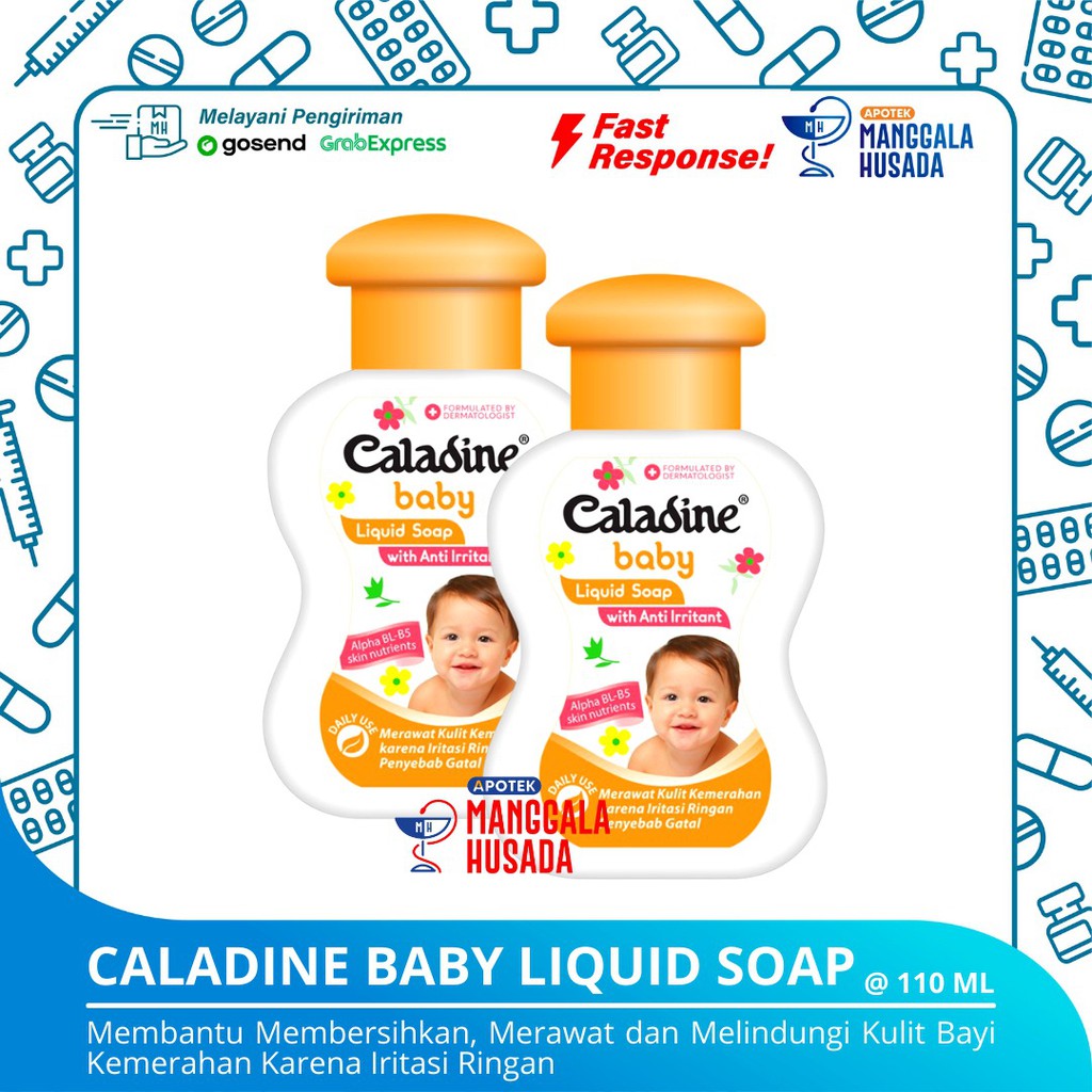 Jual CALADINE BABY LIQUID SOAP @ 110 ML | Shopee Indonesia