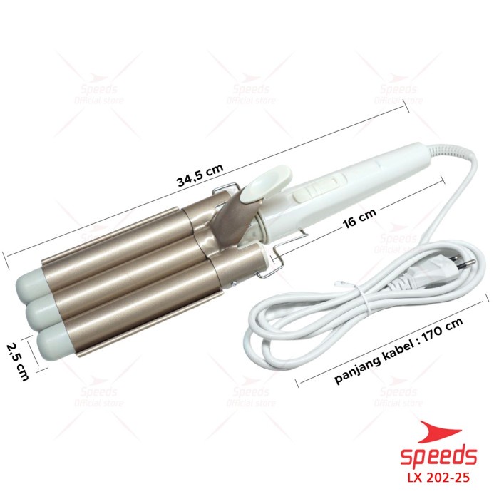 Jual SPEEDS Catokan Keriting Catokan Rambut Catokan Curly 20mm 202-25 ...