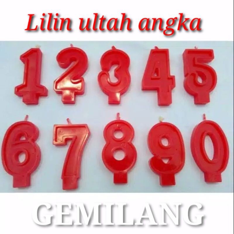 Jual LILIN ANGKA ULANG TAHUN MURAH | Shopee Indonesia