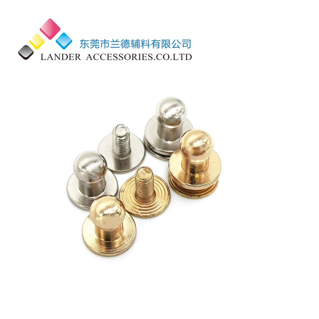 Jual Centang Kancing Pion Sekrup / Baut Pentol / Nail Screw Metal Alloy LANDER / Rivet / JD-05TH ...