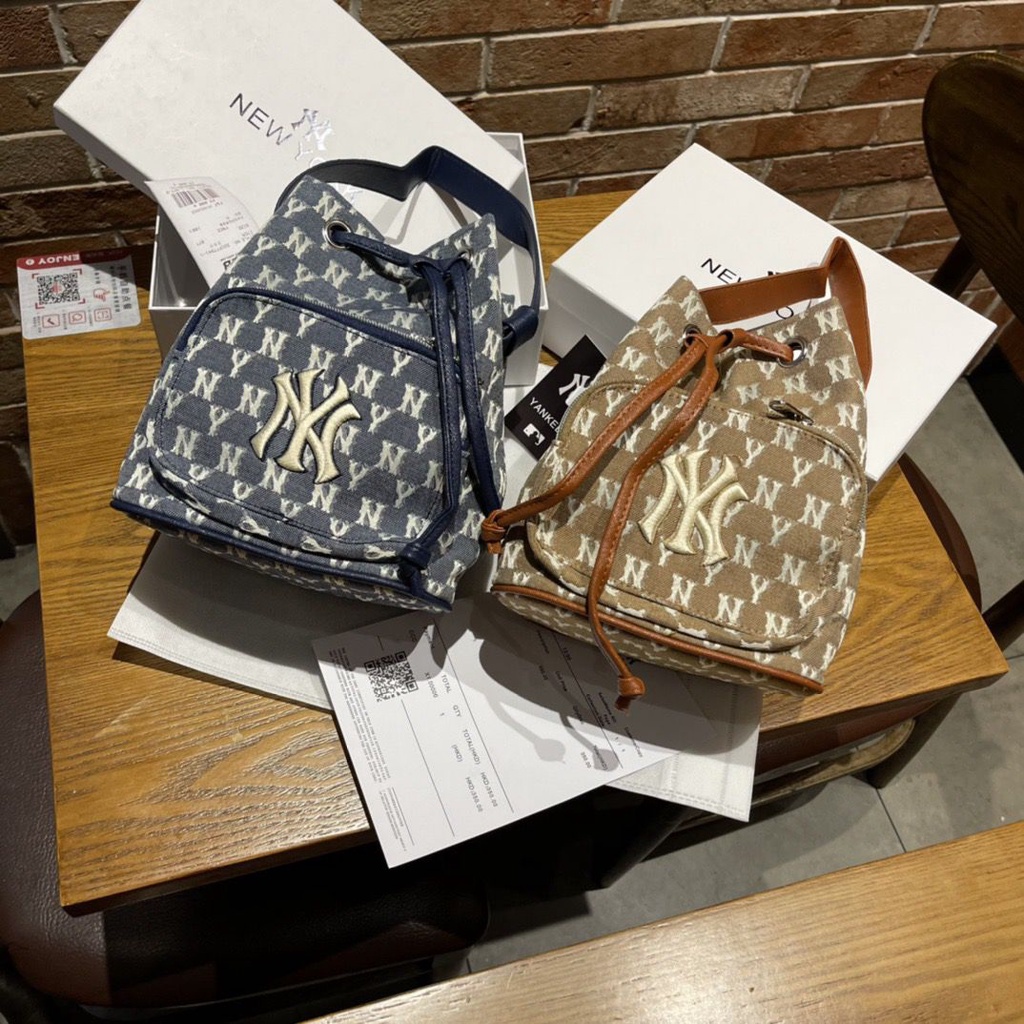 Jual Tas fashion MLB / Bucket bag NY 1281 | Shopee Indonesia