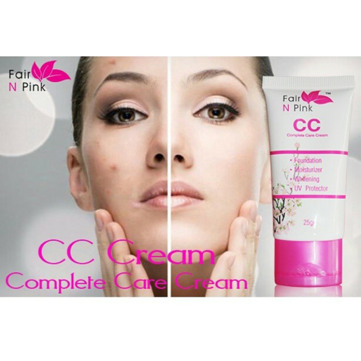 Jual CC Cream Fair n Pink ORIGINAL - Fair n Pink Complete Care Cream ...