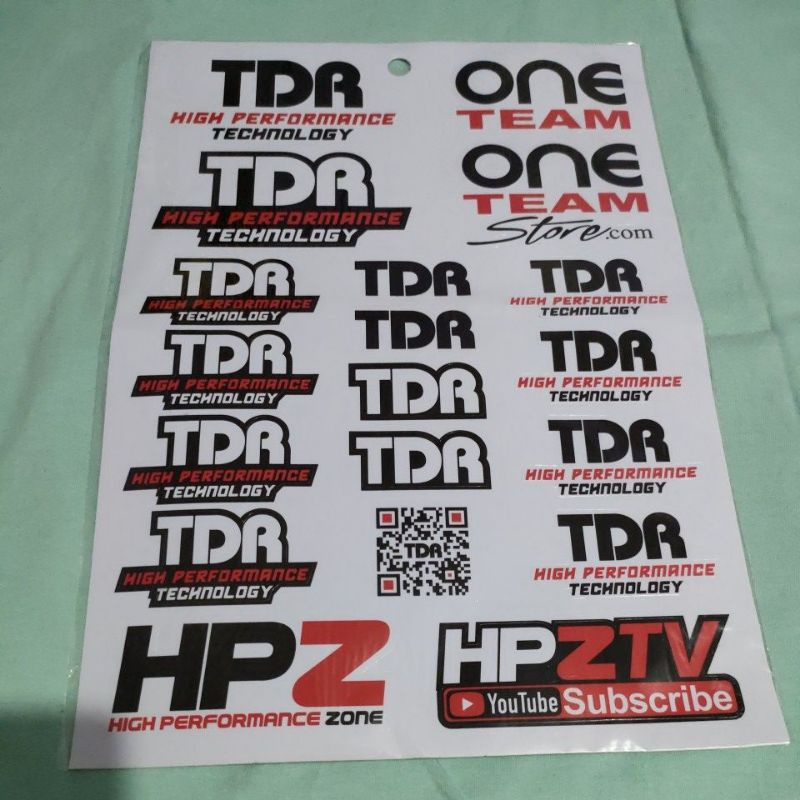 Jual Stiker Sticker TDR One Team original | Shopee Indonesia