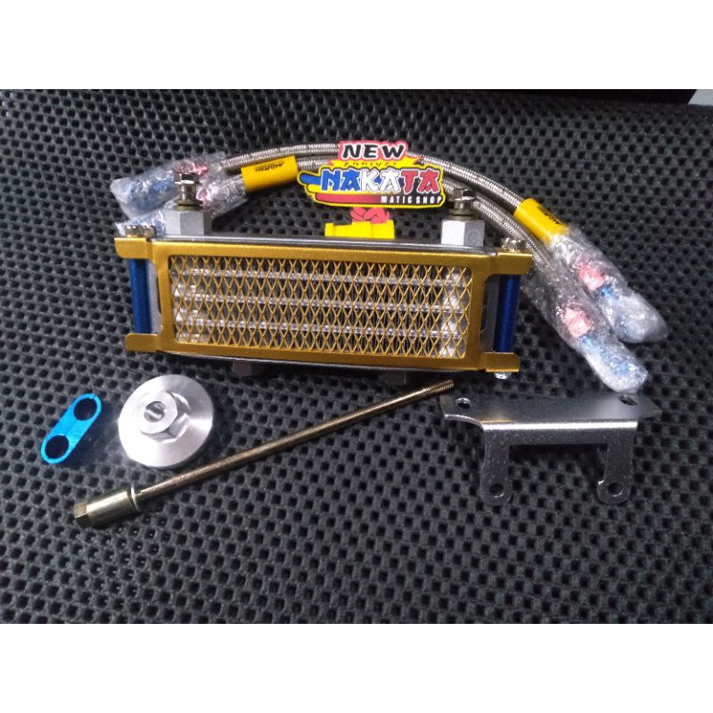 Jual OIL COOLER MOTOR YAMAHA CNC GOLD OIL COOLER VARUASI CNC WARNA GOLD ...
