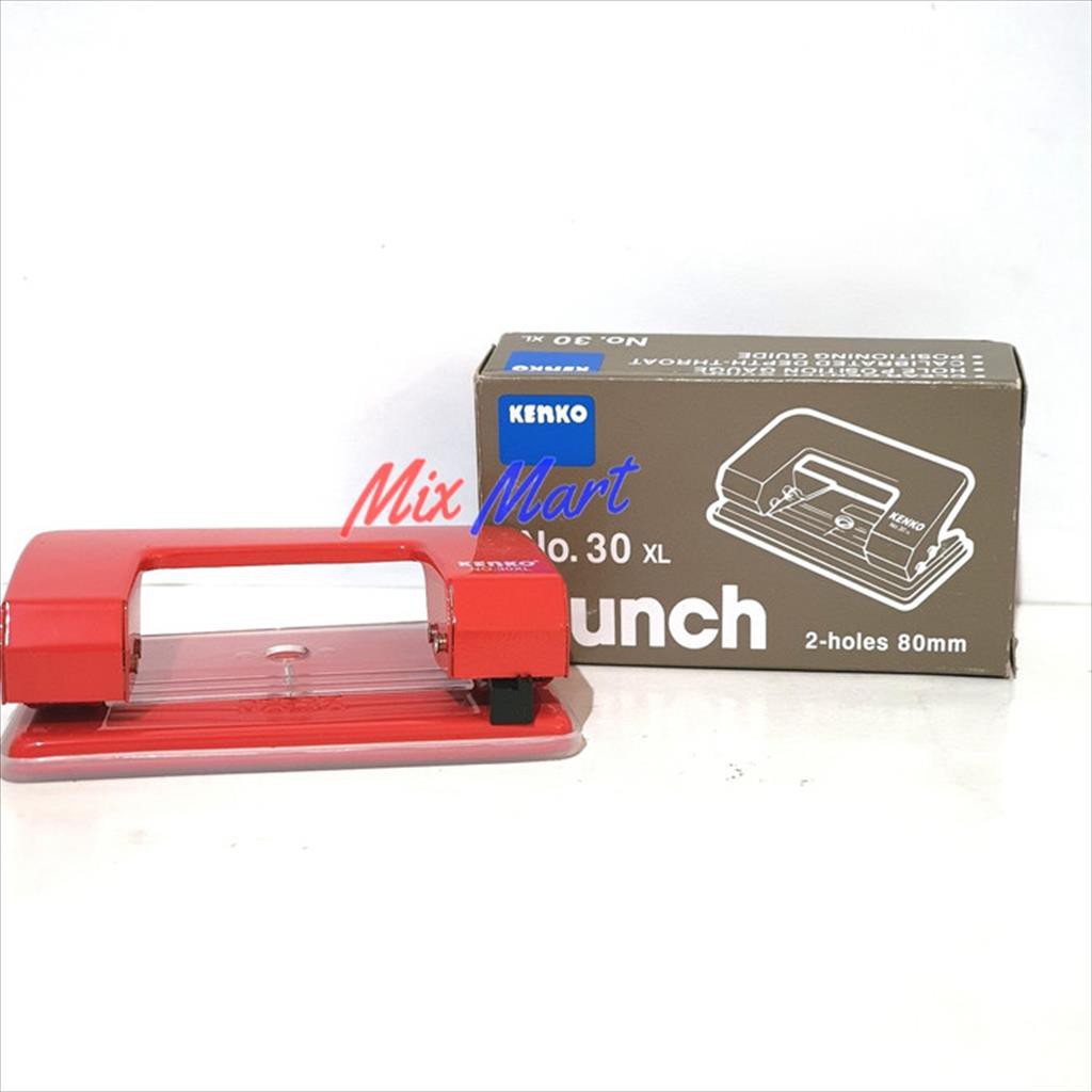 Jual Punch Kenko 30 XL / Perforator / Pembolong kertas kecil 2 lubang ...