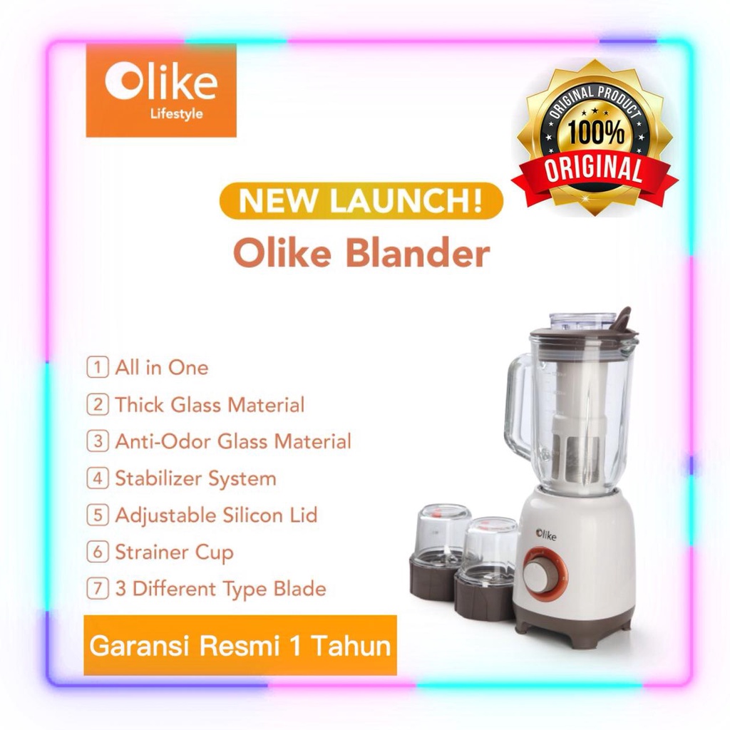 Jual OLIKE BLENDER - GARANSI RESMI 1 TAHUN | Shopee Indonesia