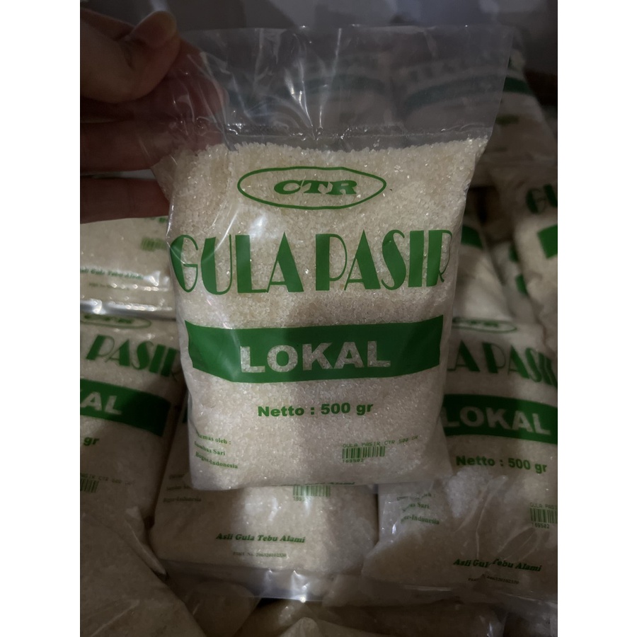Jual gula pasir lokal 500gr/ gula pasir 1/2kg | Shopee Indonesia