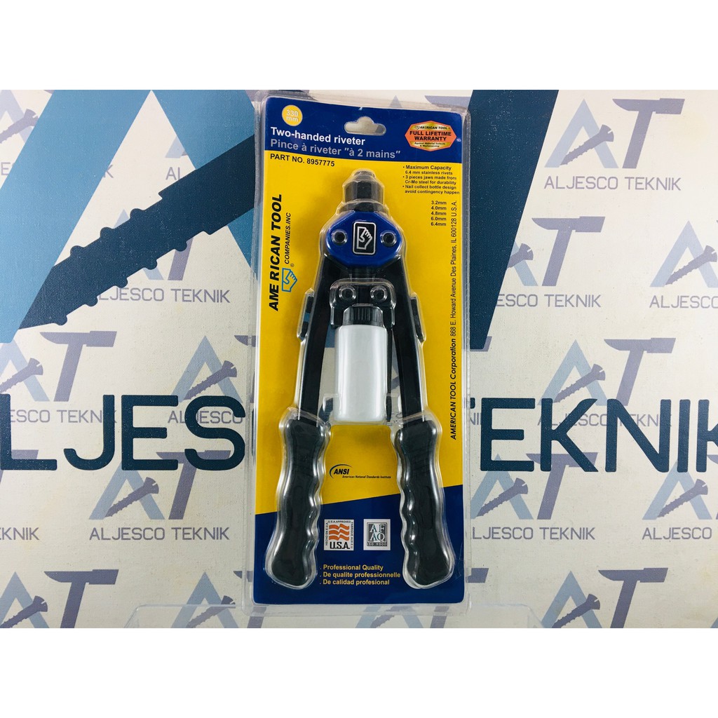 Jual AMERICAN TOOL TANG RIVET HEAVY DUTY 330MM - TWO HANDED RIVETER ...