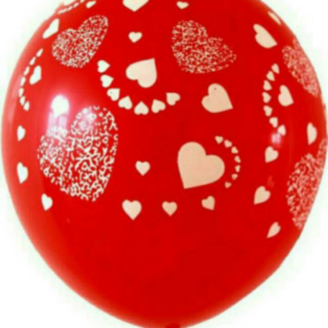 Jual Balon latex motif love | Shopee Indonesia