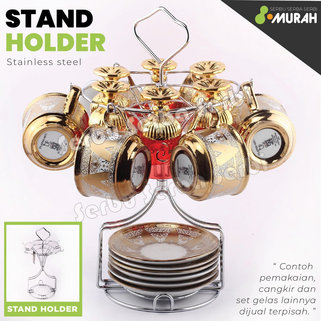 Jual SERBU MURAH - STAND HOLDER CANGKIR STAND GELAS 1818 STAND HOLDER ...