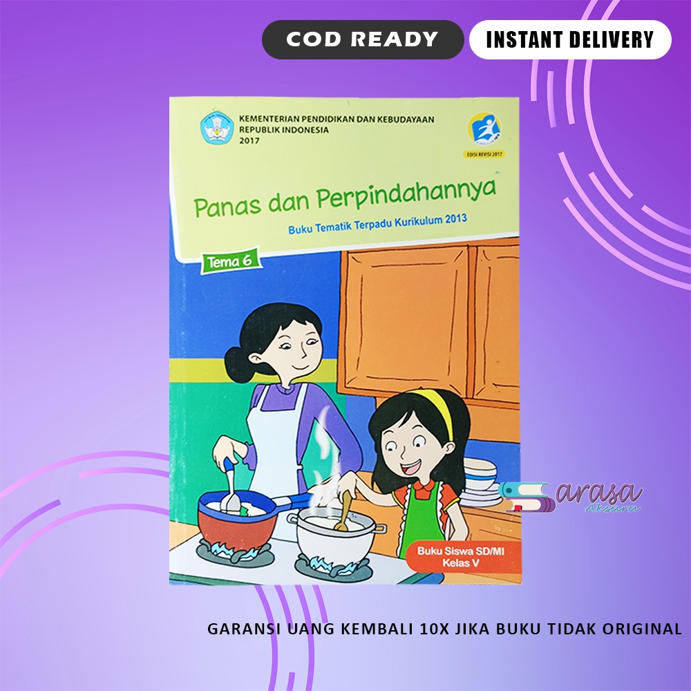 Jual Buku Tematik Sd / Mi Panas & Perpindahan nya Kelas 5 Tema 6 ...