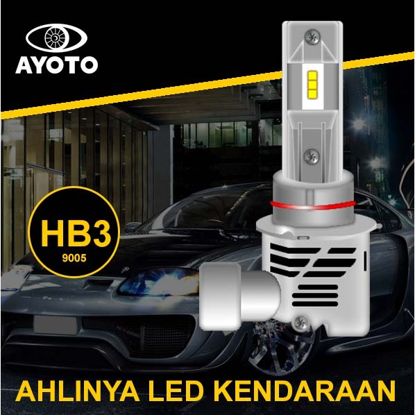 Jual Lampu LED Mobil AYOTO HB3 9005 (HB4 9006 SAMA BISA PAKAI )Original (1SET) | Shopee Indonesia