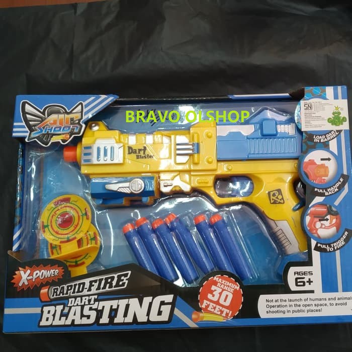 Jual Mainan NERF X-POWER RAPID-FIRE DART BLASTING | Shopee Indonesia