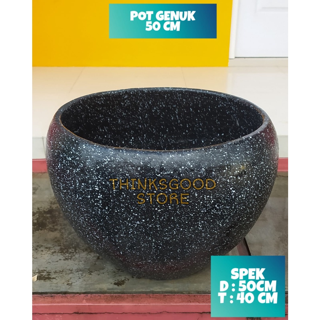 Jual POT BUNGA DAN TANAMAN BESAR JUMBO SEMEN TERASO MINIMALIS TINGGI ...