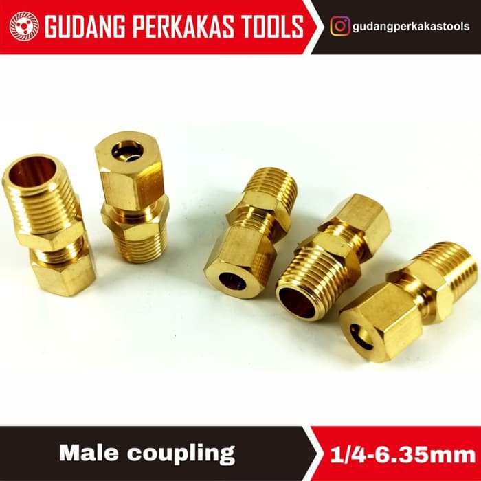 Jual SBO Compression Fitting Nepel Sambungan Selang Tembaga Male Coup 1 ...