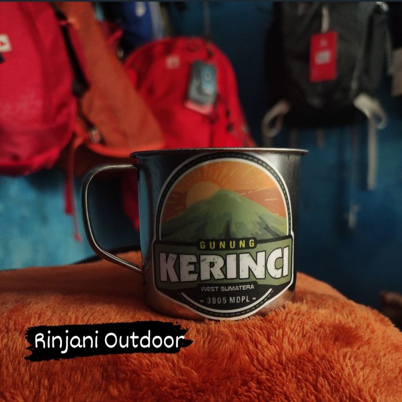 Jual Mug Cangkir Outdoor Diameter kurang Lebih 7cm Gelas Stainless ...