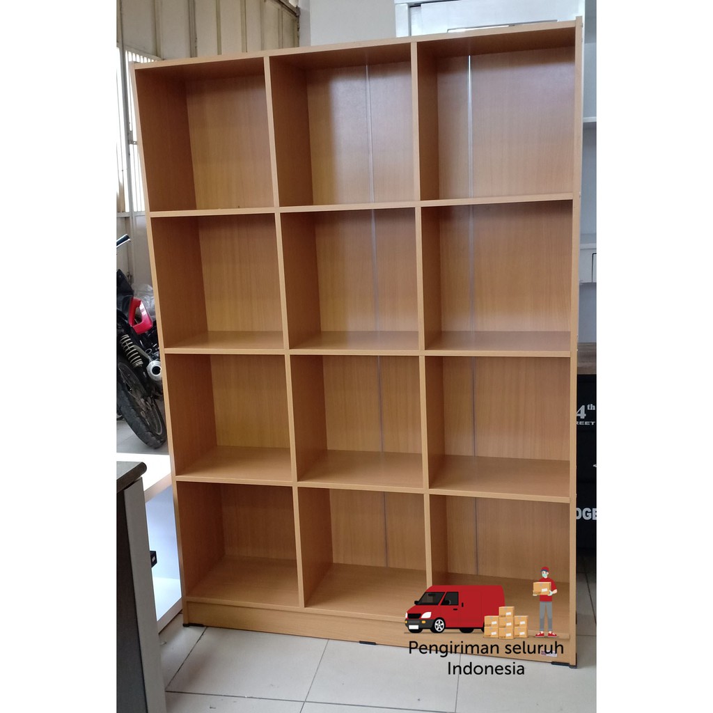 Jual Rak buku 12 kotak simple sederhana luar BANDUNG | Shopee Indonesia