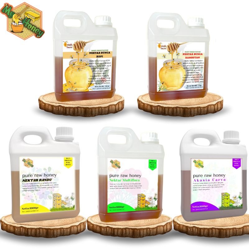 Jual Madu murni asli pure raw honey madu asli madu 1kg | Shopee Indonesia
