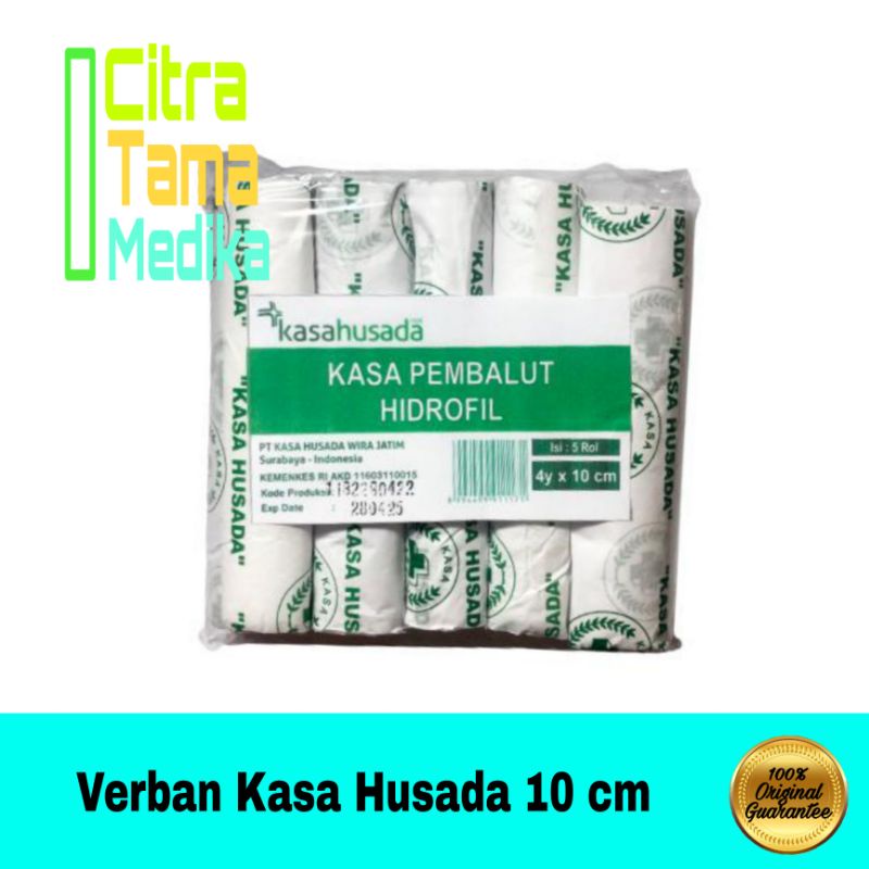 Jual Perban Kasa Husada 4 yard x 10 cm / Perban Kasa Husada 4 yard x 15 ...