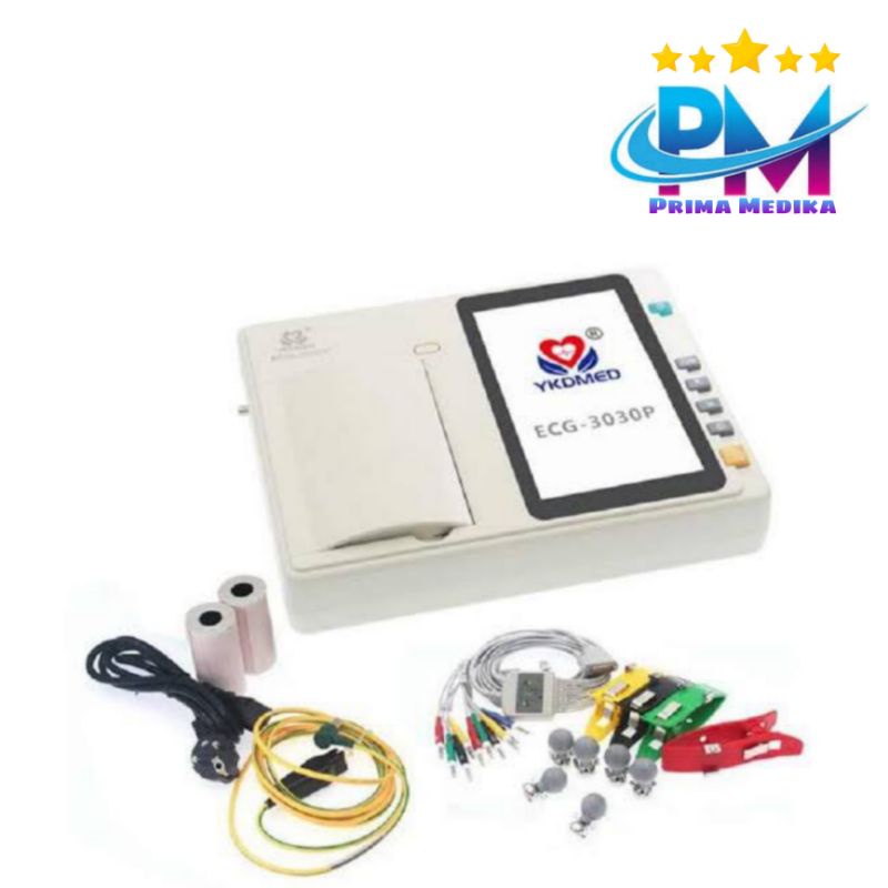 Jual ECG 3 Channel Interpretasi YKDMED / EKG 3 Chanel YKDMED 3030P With ...