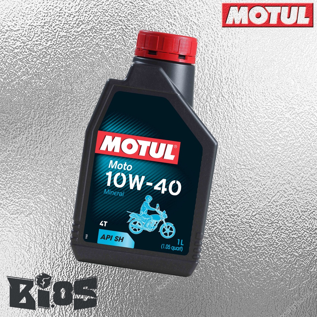 Jual MOTUL MOTO OLI MESIN MOTOR 10W40 API SH 0.8L & 1L 100% ORIGINAL MOTUL MINERAL TERBAIK ...