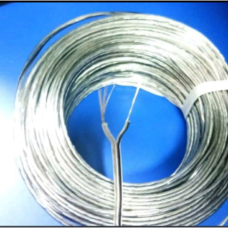 Jual kabel awg 2x24 transparan serabut putih (1meteran) | Shopee Indonesia