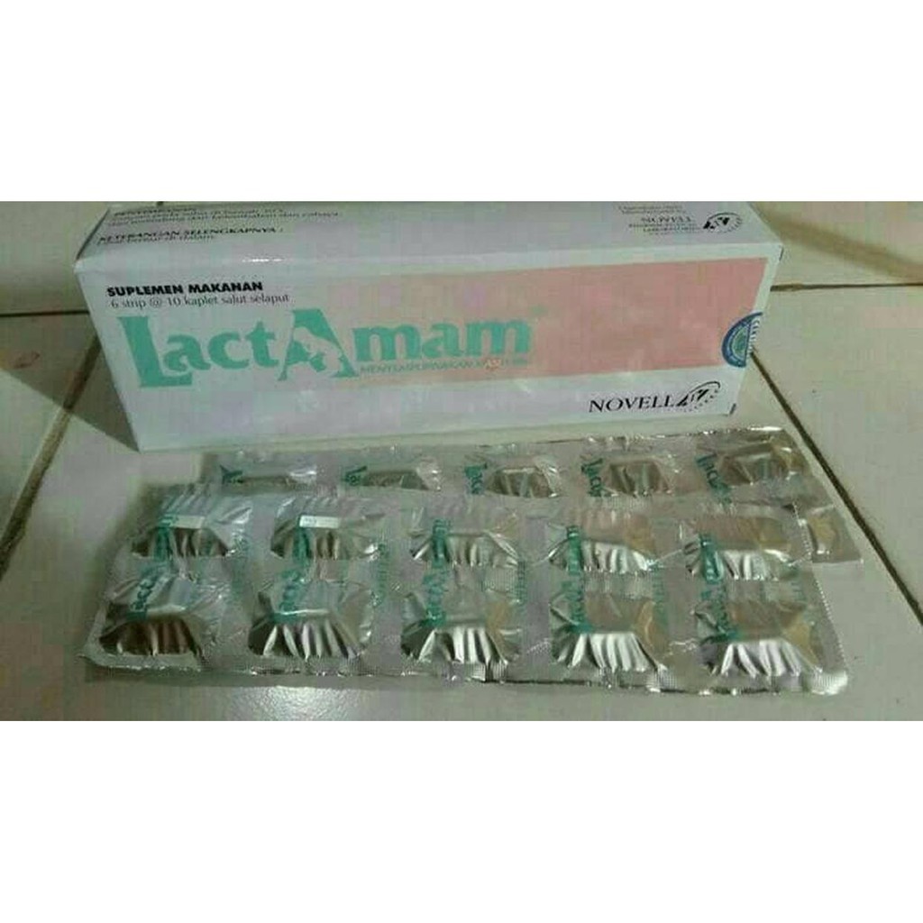 Jual ( ECER ) Lactamam Asi booster pelancar ASI 60 tablet (1 box ...
