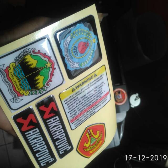 Jual Sticker timbul karet custom | Shopee Indonesia