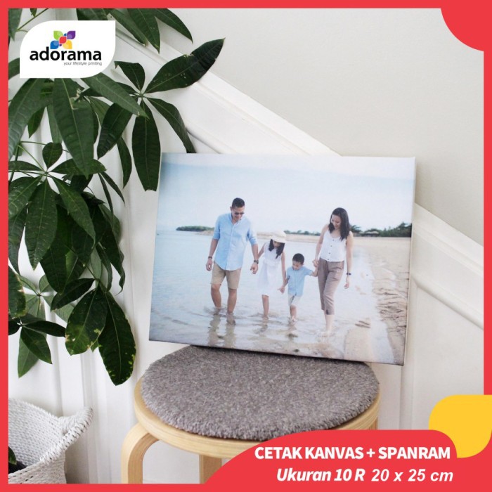 Jual Adorama Cetak Photo Kanvas + Spanram (Canvas Rangka Kayu) Uk. 10R ...