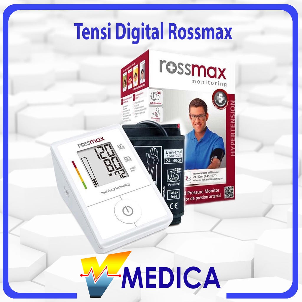Jual Tensi Digital Rossmax X1 / Tensimeter Digital Alat Ukur Tekanan ...