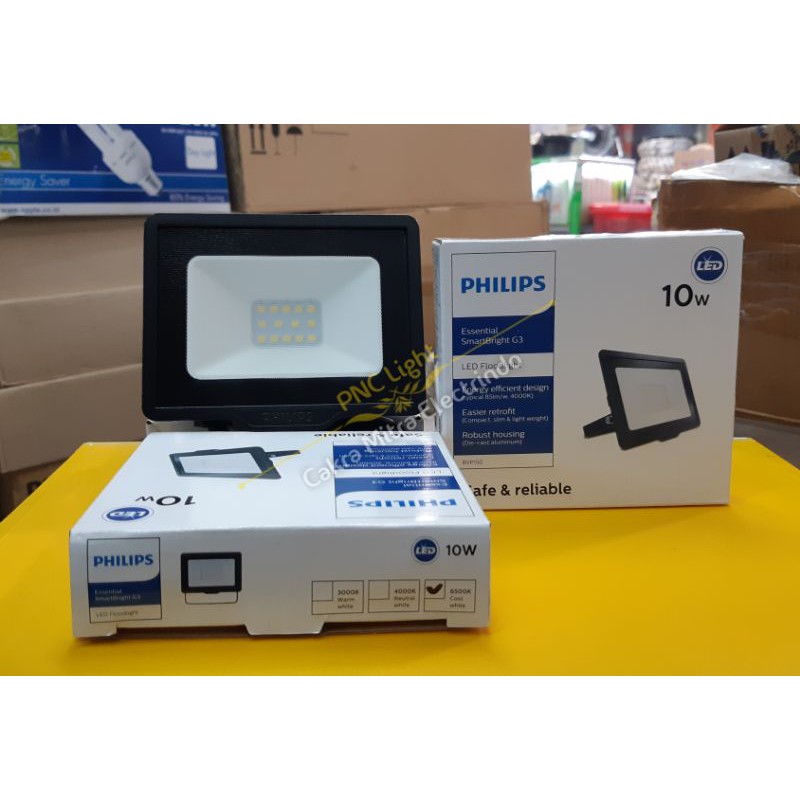 Jual PHILIPS LAMPU SOROT FLOOD LIGHT LED BVP150 10W 6500K COLDAYLIGHT PUTIH | Shopee Indonesia