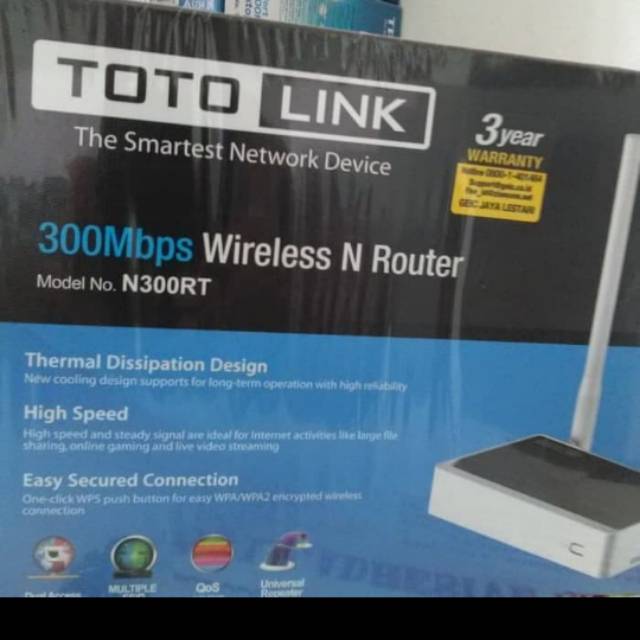 Jual TOTOLINK / TOTO Link N300RT - 300Mbps Wireless N Router - 2 Antena ...