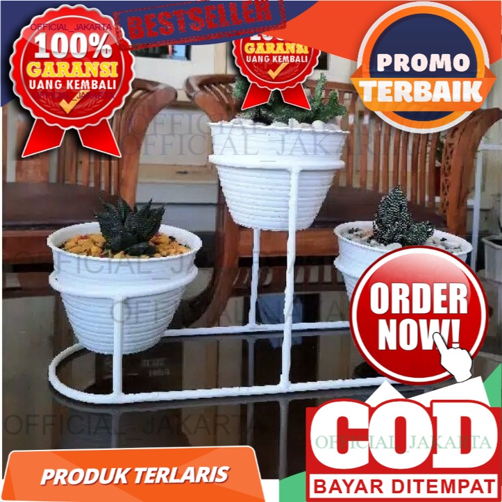 Jual STANDING POT BESI MURAH / TEMPAT POT TANAMAN / MODEL GENDANG ...