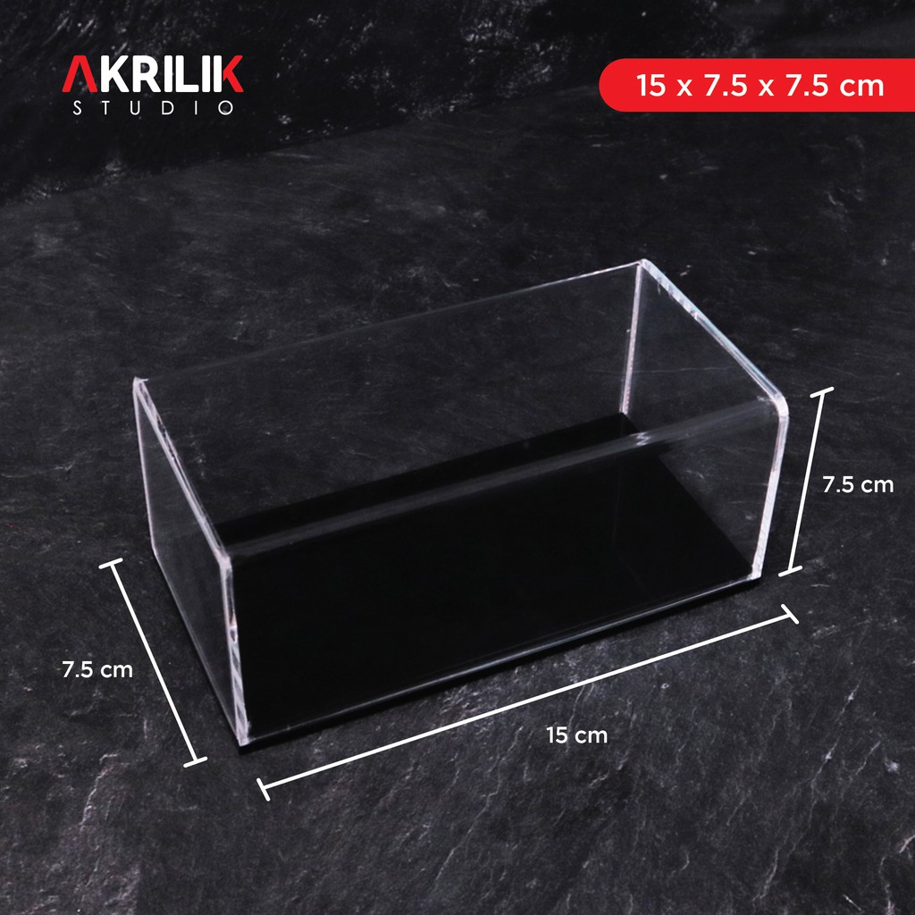 Jual 15 x 7.5 x 7.5 cm | Box Display Akrilik Showcase Acrylic Action ...