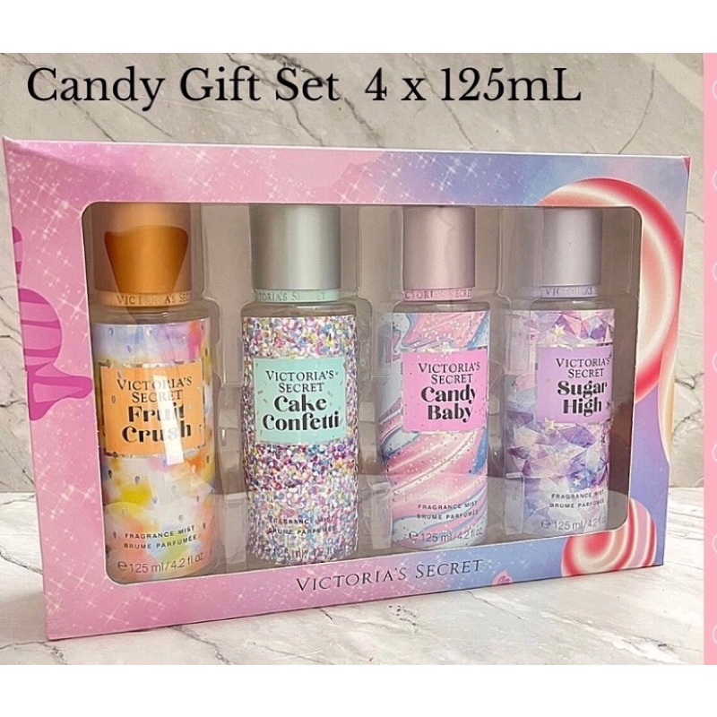 Jual Body Mist Parfum Perfume Farfum Victoria’s Secret Candy Gift set ...