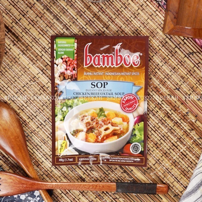 Jual Bamboe Bumbu Sop Ayam Sapi Iga 49 gr / Chicken Beef Oxtail Soup ...